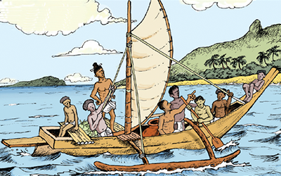 Aka’s Voyage for Red Feathers – Graphic Primary Source