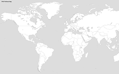 1945 CE Blank Map
