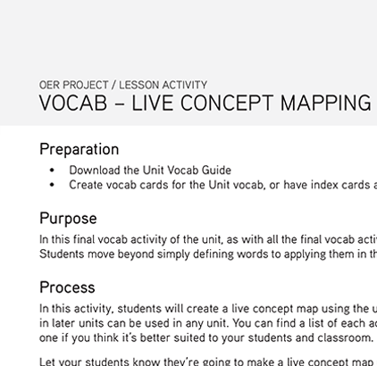 Oer Vocab Live Concept Mapping