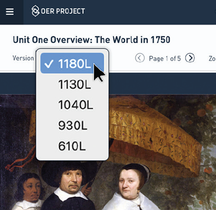 Differentiating Instruction with the OER Project